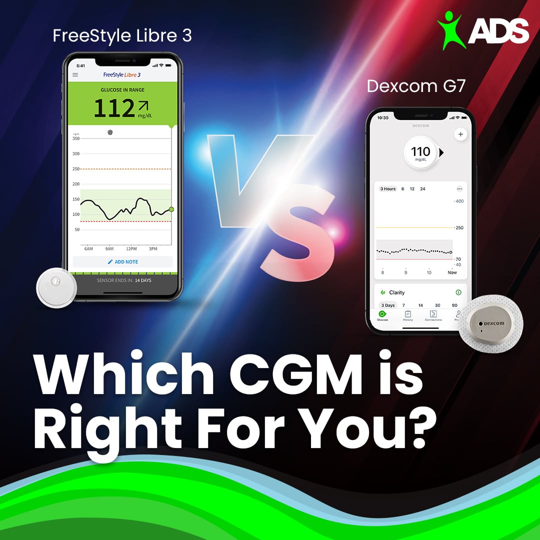 Dexcom G7 vs. FreeStyle Libre 3 | Advanced Diabetes Supply®