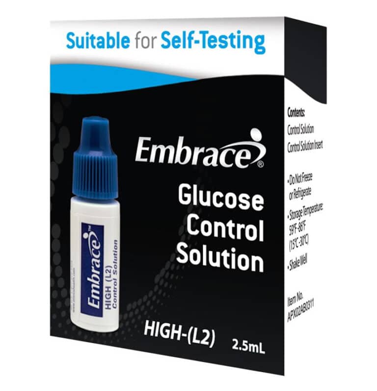 Embrace Control Solution | Advanced Diabetes Supply®
